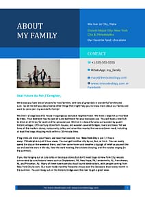 FREE PDF About My Family Letter | Innovate Your Life with Mary Michael