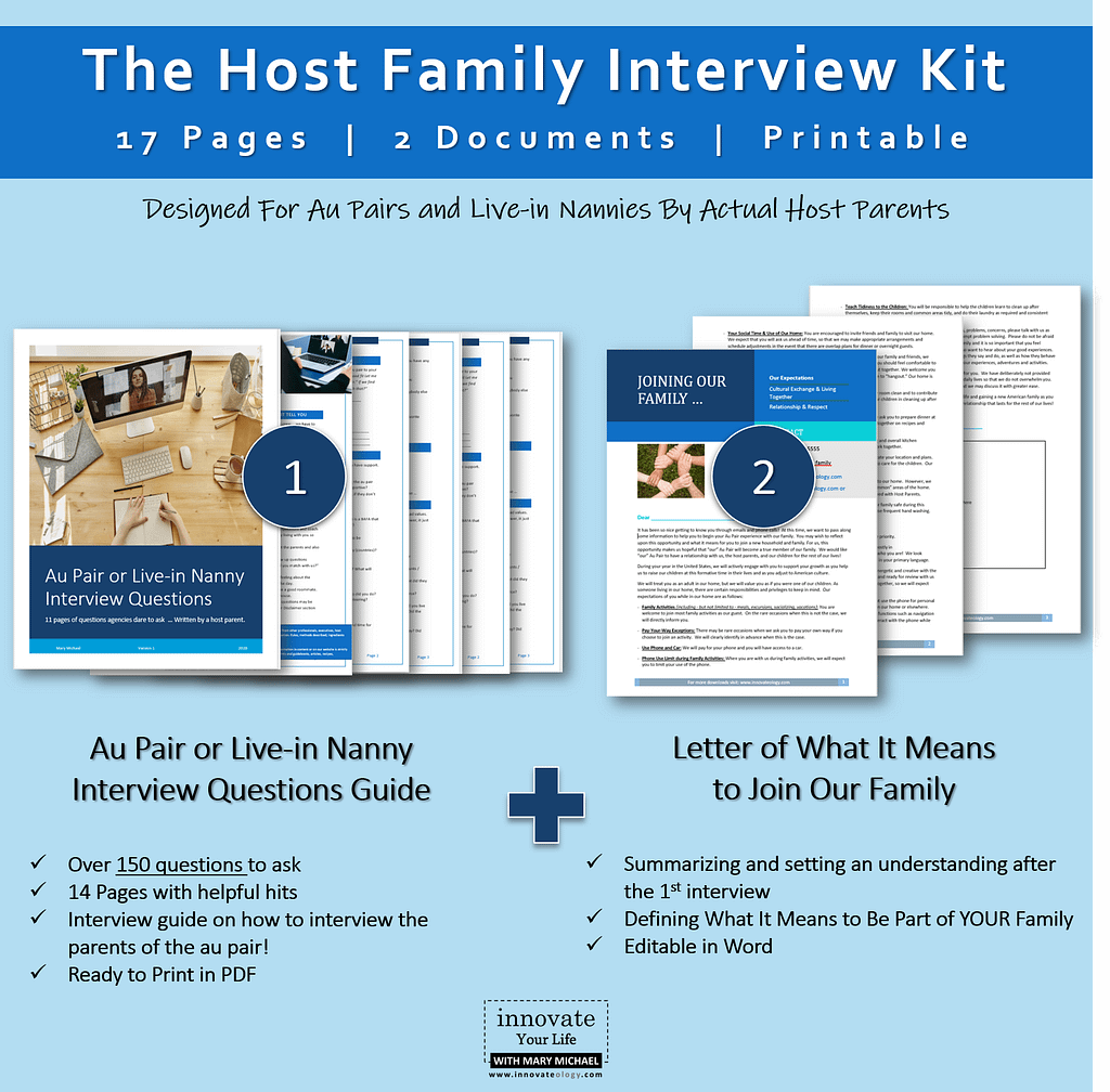 Host Family Interview Guide: Find Your Perfect Au Pair | Innovate Your ...
