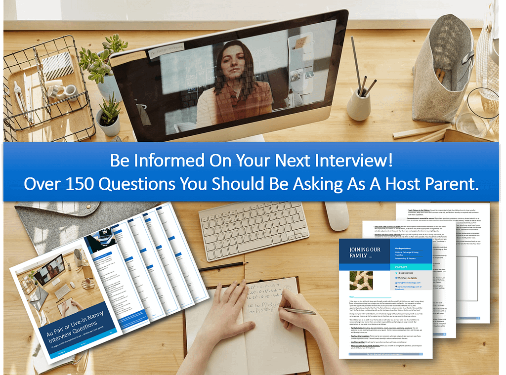 Host Family Interview Guide: Find Your Perfect Au Pair | Innovate Your ...